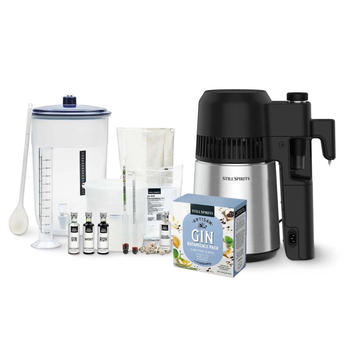 GIN MINI DISTILLERY KIT Air Still PRO Complete Home Distillery Kit ...