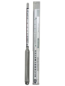 Alcometer 0-100% & Proof scale with instructions — Distillery King Australia